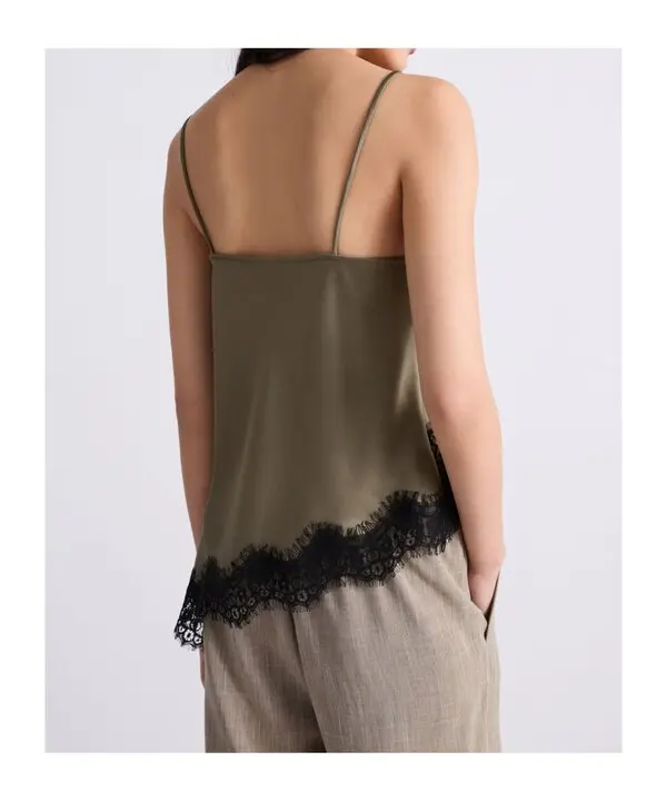 Marella Lace Trim V-neck Camisole