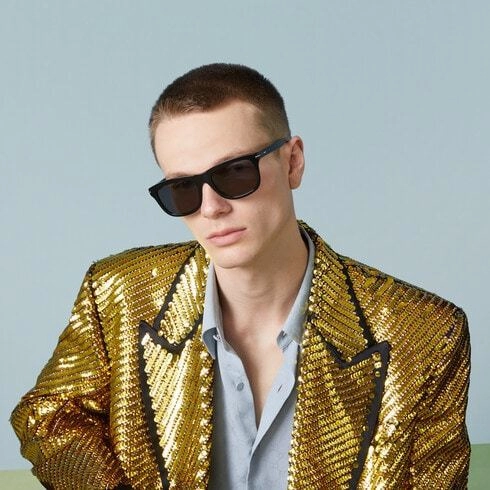 Gucci Rectangular Frame Sunglasses