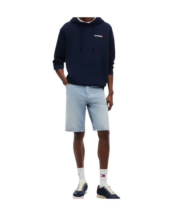 Tommy Hilfiger Long Sleeve Hoodie With Drawstring Hood And Logo