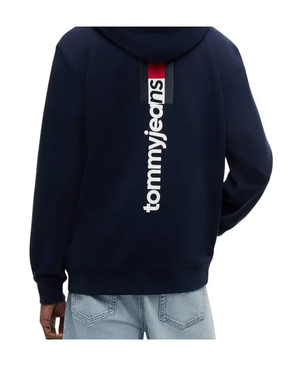 Tommy Hilfiger Long Sleeve Hoodie With Drawstring Hood And Logo