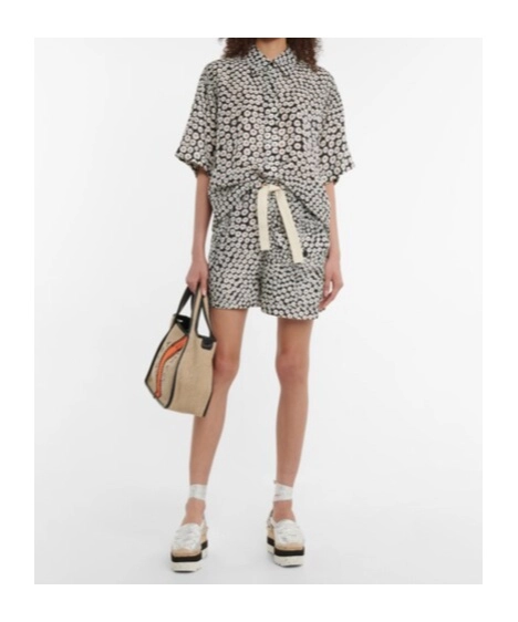 Stella McCartney Printed Cotton Shorts
