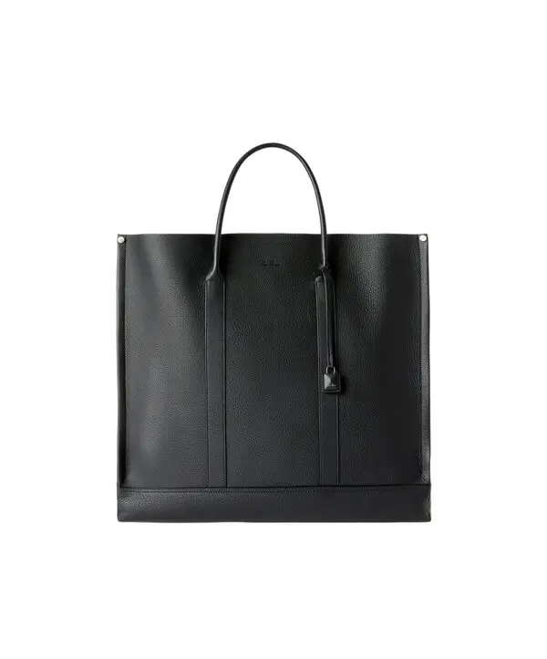 Loro Piana Large Beam Tote - Black/agate