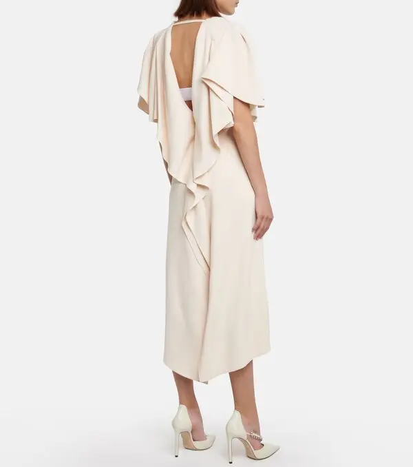 Roland Mouret Frilly-edged Strap Dress
