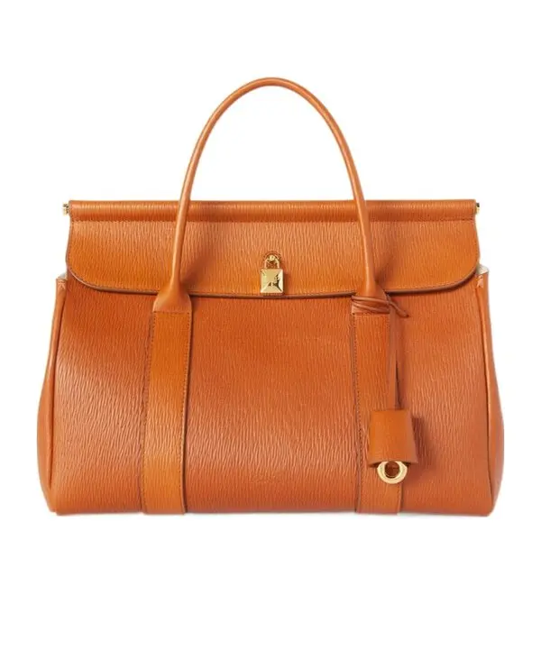 Loro Piana Double Handle Shoulder Bag