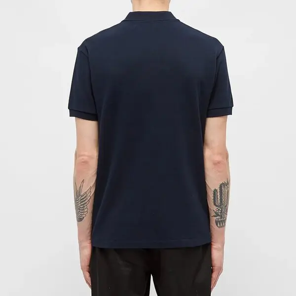 Play Comme Des Garcon Heart Patch Polo Shirt