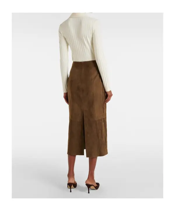 Vince Back Zip Pencil Skirt