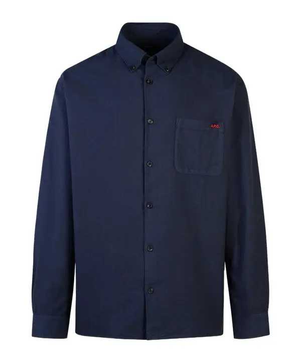 A.p.c. Buttoned Long-sleeved Shirt
