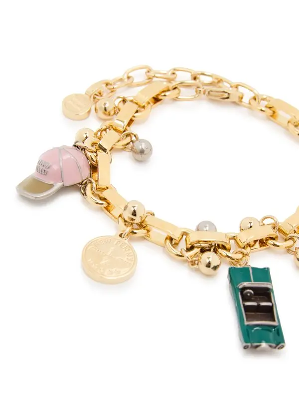 Miu Miu Multicolor Jewelled Bracelet
