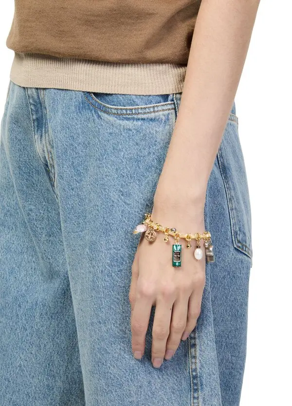 Miu Miu Multicolor Jewelled Bracelet