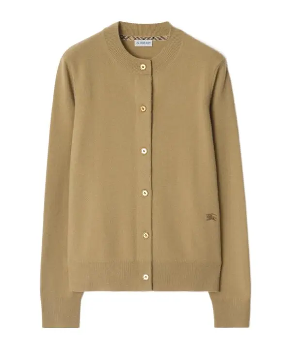 Burberry Embroidered Buttoned Cardigan
