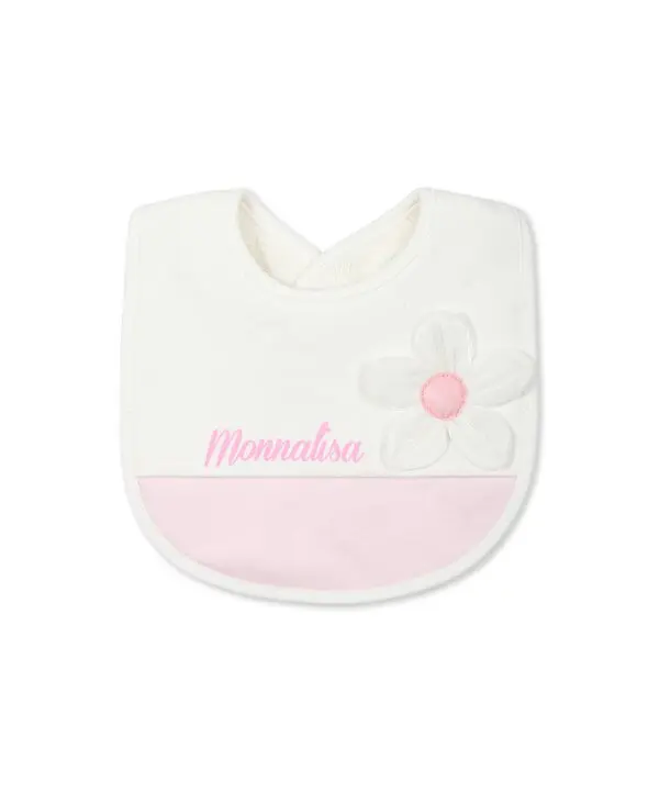 Monnalisa Flower Garden" Babygrow Set With Bib And Hat
