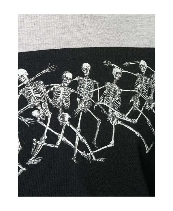 Alexander McQueen Jumping Skeletons Printed T-shirt