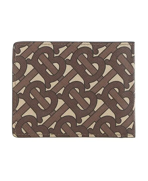 Burberry Monogram Print Bifold Wallet