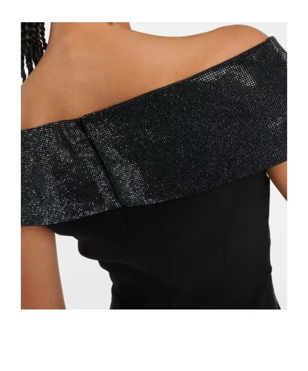 Roland Mouret Off-the-shoulder Maxi Dress With Slit