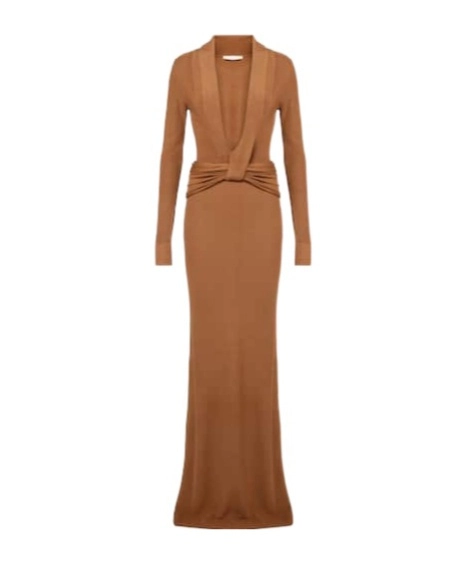 AYA MUSE Pleated Knitted Dress