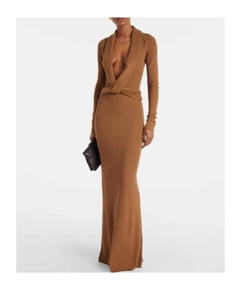 AYA MUSE Pleated Knitted Dress