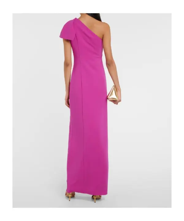 Roland Mouret One-shoulder Maxi Dress With Side Slits