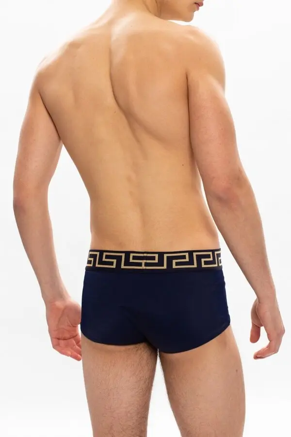 Versace Medusa Greca Band Swim Briefs