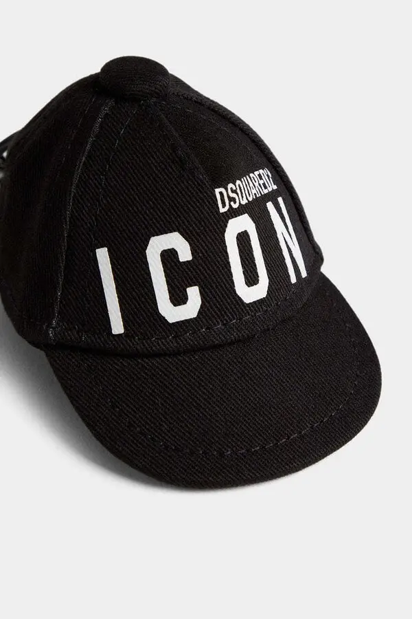 Dsquared2 Icon Logo-printed Baseball Cap Charm Keychain