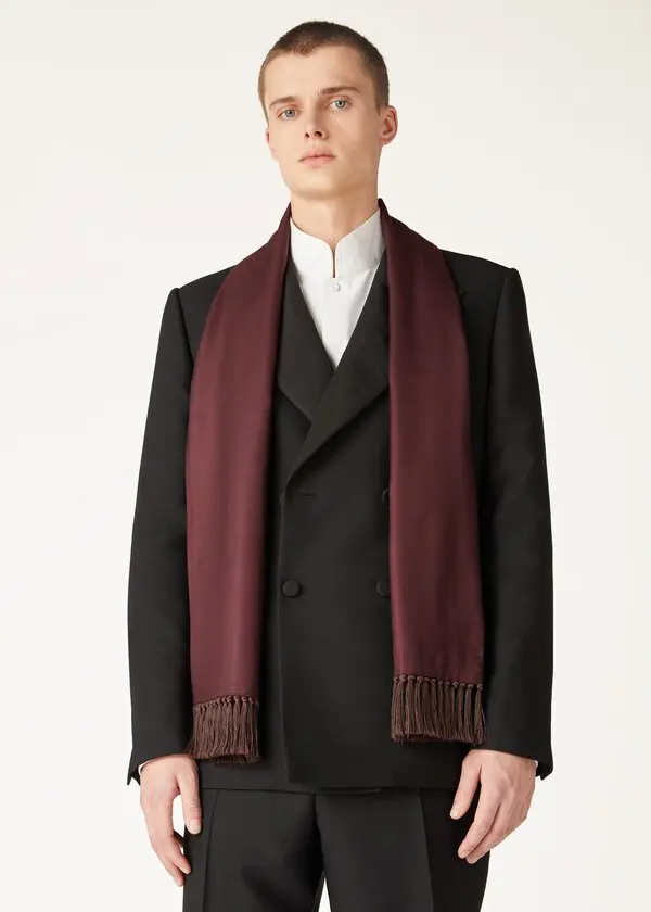 Loro Piana Knotted Fringed Scarf