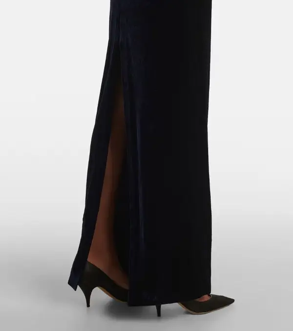 Roland Mouret Strapless Velvet Gown