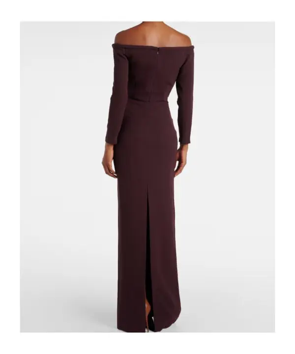 Roland Mouret Embellished Cady Gown