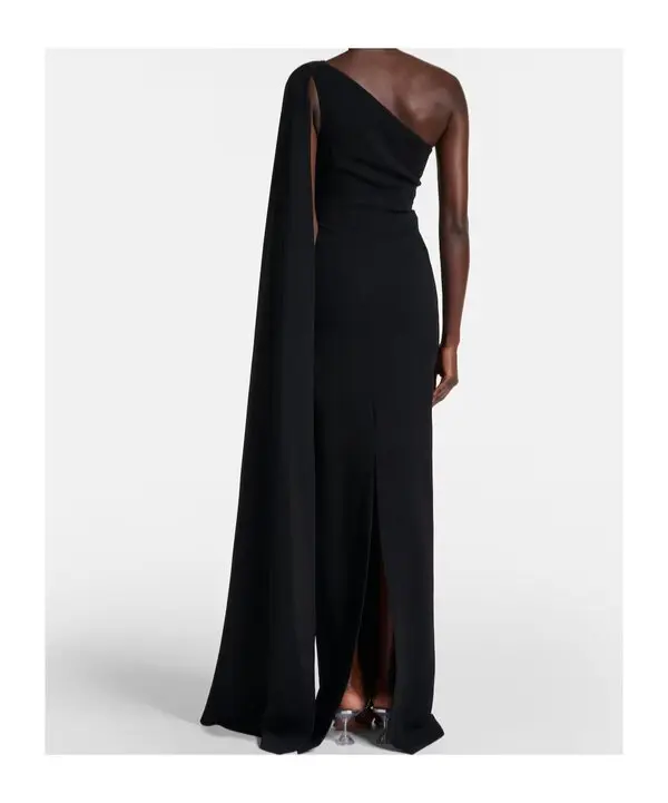 Roland Mouret Embellished One-shoulder Gown