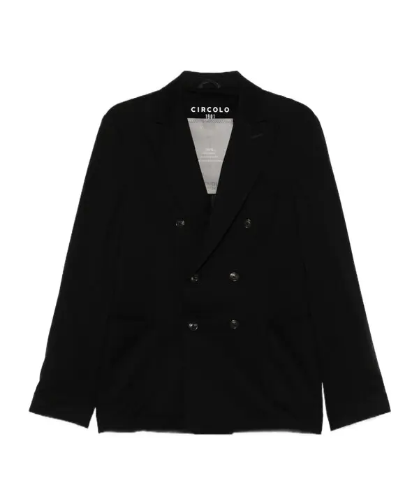 CIRCOLO 1901 Double-breasted Jacket - Black