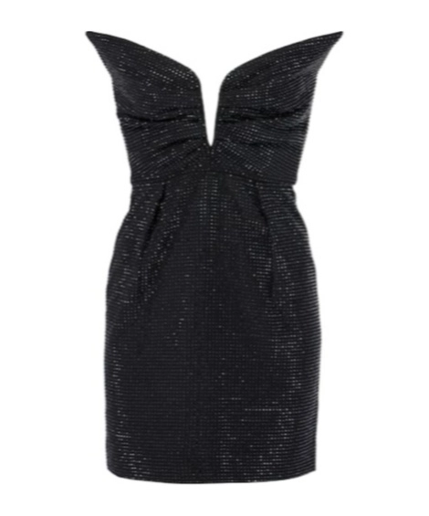 Roland Mouret Crystal-embellished Minidress - Black