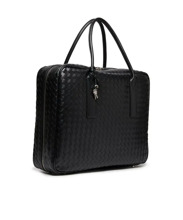 Bottega Veneta Getaway Logo Briefcase