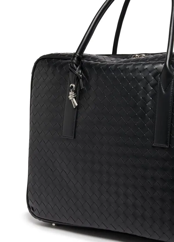 Bottega Veneta Getaway Logo Briefcase