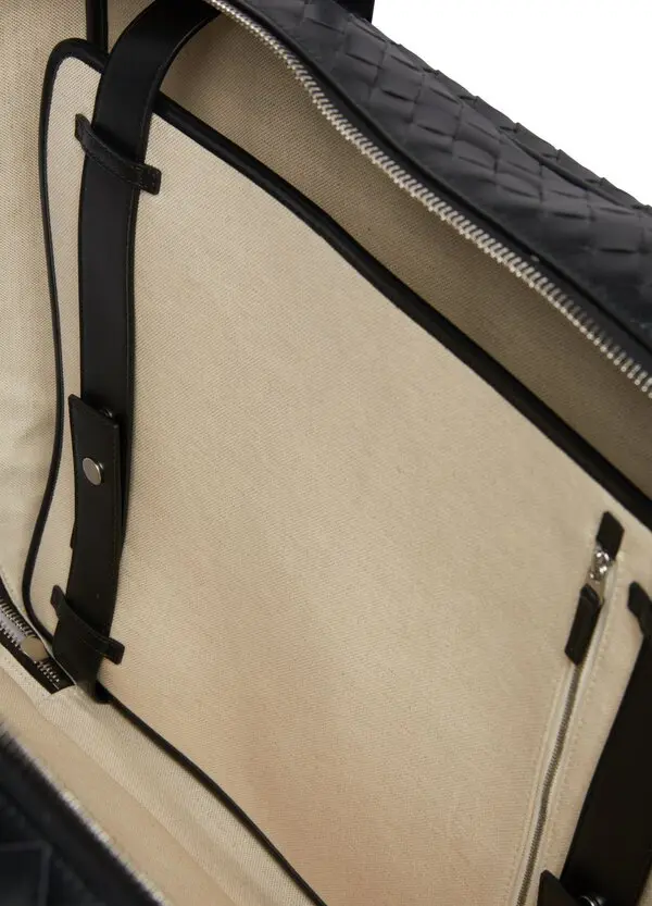 Bottega Veneta Getaway Logo Briefcase