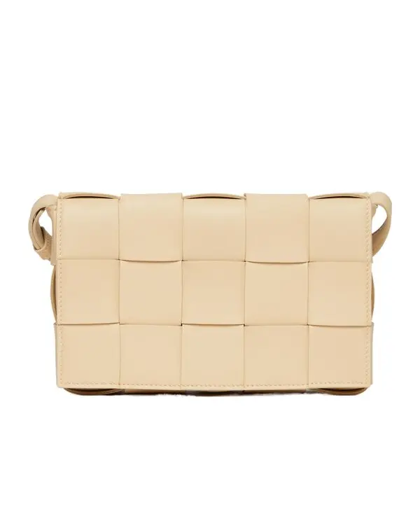 Bottega Veneta Woven Shoulder Bag - Nude