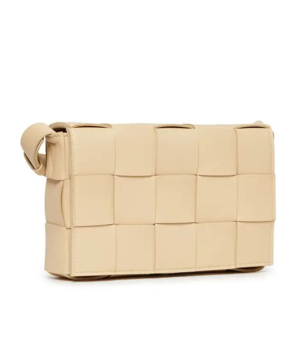 Bottega Veneta Woven Shoulder Bag - Nude