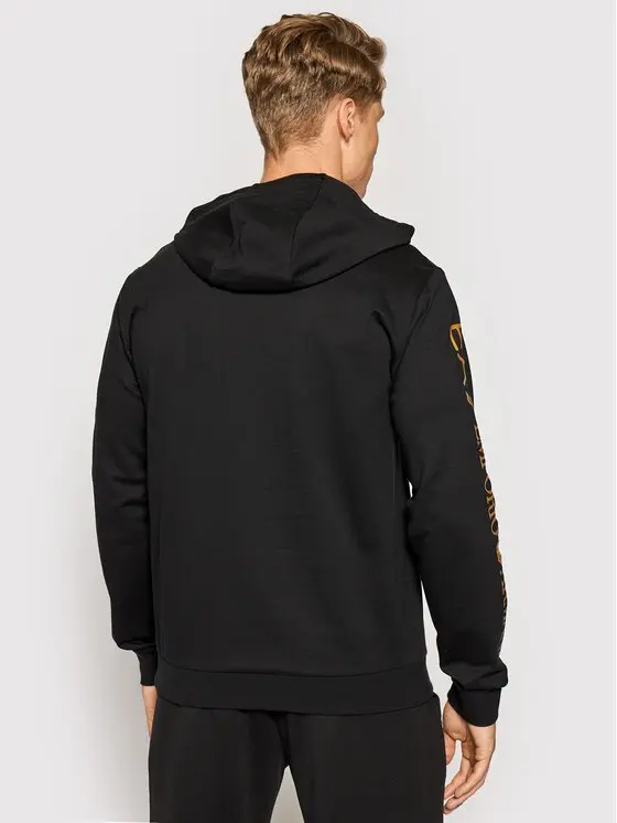 EA7 Logo Print Hoodie