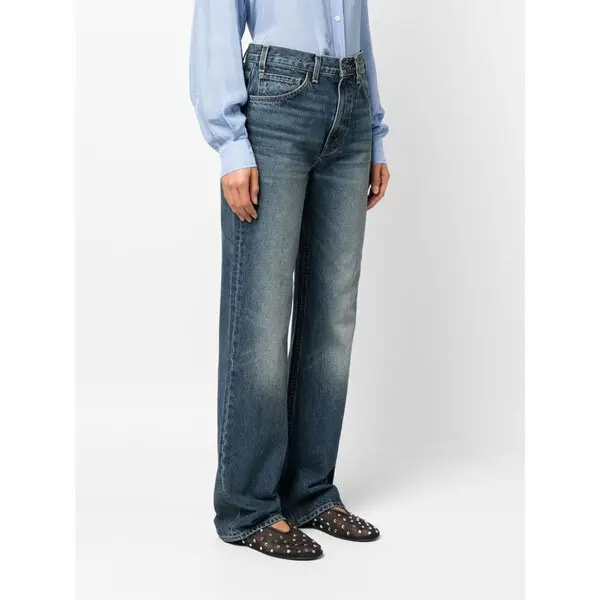 NILI LOTAN Belt-loop Jeans