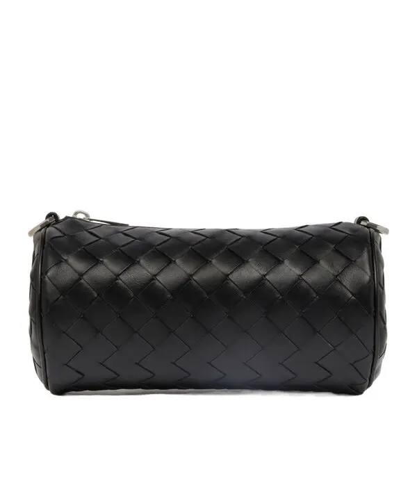 Bottega Veneta Zippered Shoulder Bag - Black