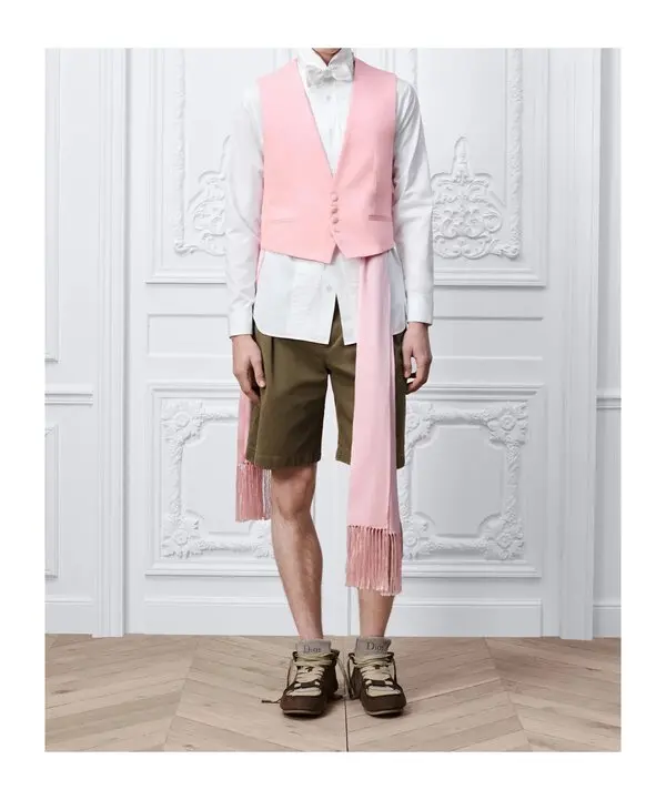 Dior Vest With Satin Panel