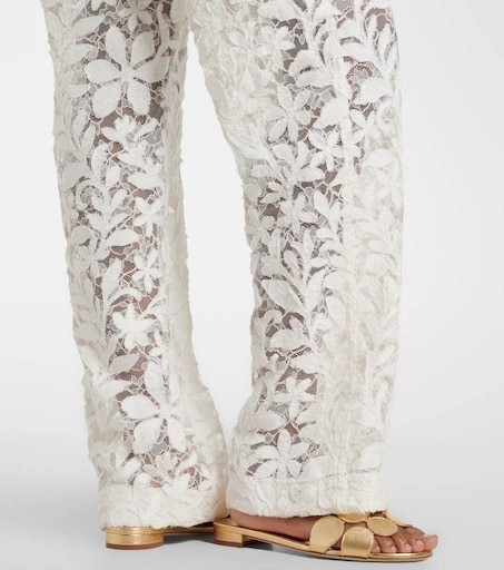 Simkhai Floral Lace Straight Pants