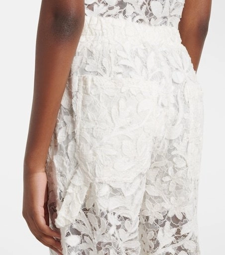 Simkhai Floral Lace Straight Pants