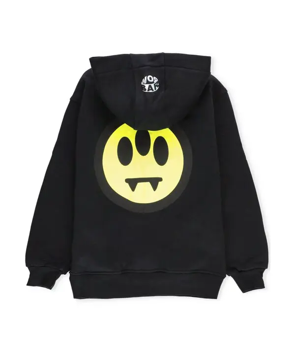 BARROW Logo-print Zipped Hoodie