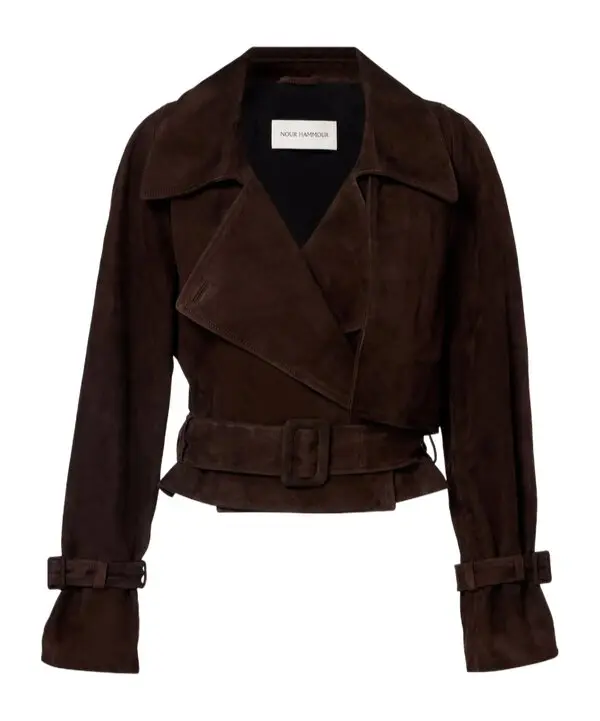 Nour Hammour Long-sleeved Short Jacket