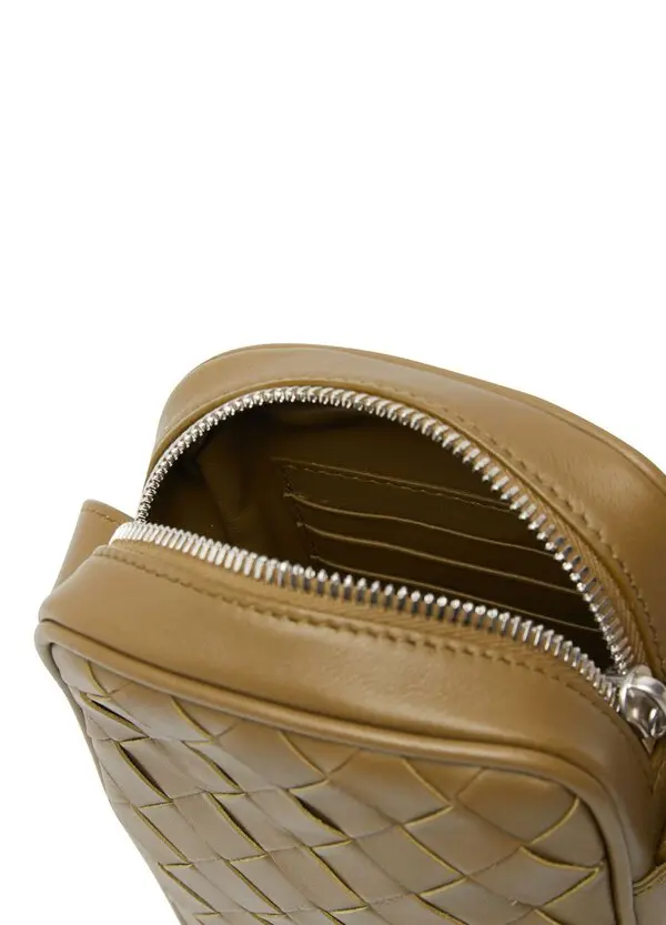 Bottega Veneta Zippered Leather Shoulder Bag