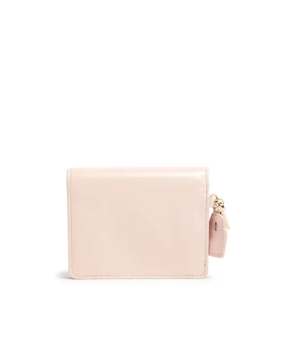 Miu Miu Leather Coin Purse With Padlock Details