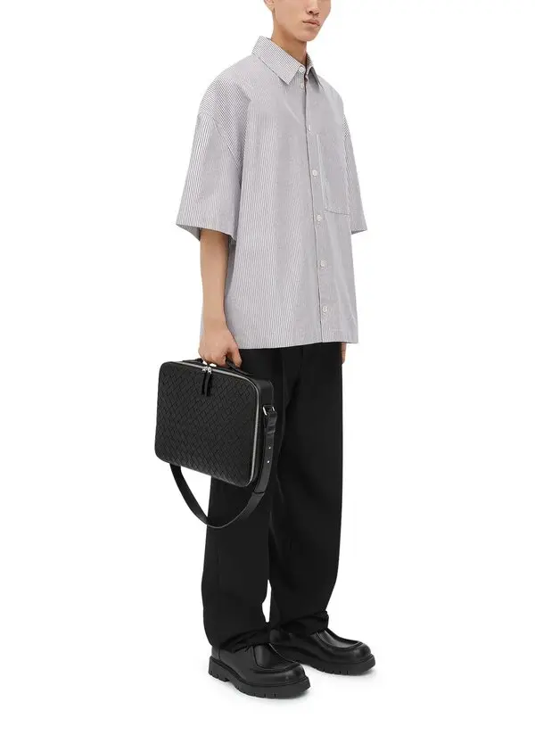 Bottega Veneta Intrecciato Weave Briefcase