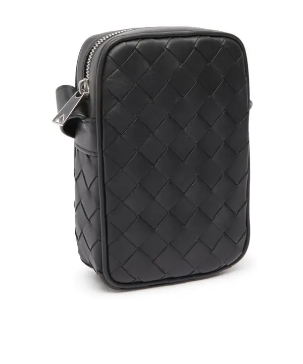 Bottega Veneta Zippered Mobile Phone Shoulder Bag