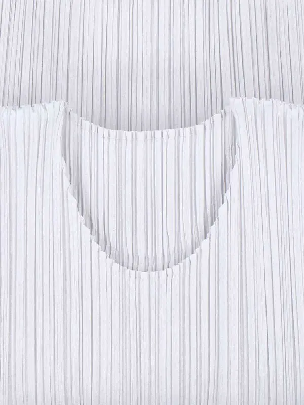 Issey Miyake Sleeveless Round Neck Top