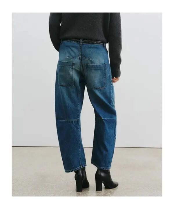NILI LOTAN Belt Loop Jeans