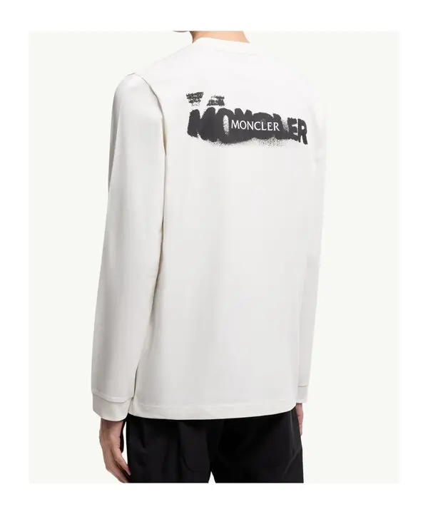Moncler Graphic Logo Long-sleeved T-shirt