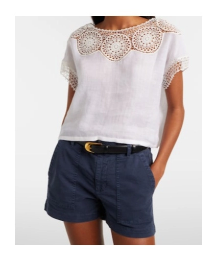 NILI LOTAN Short Sleeve T-shirt - White